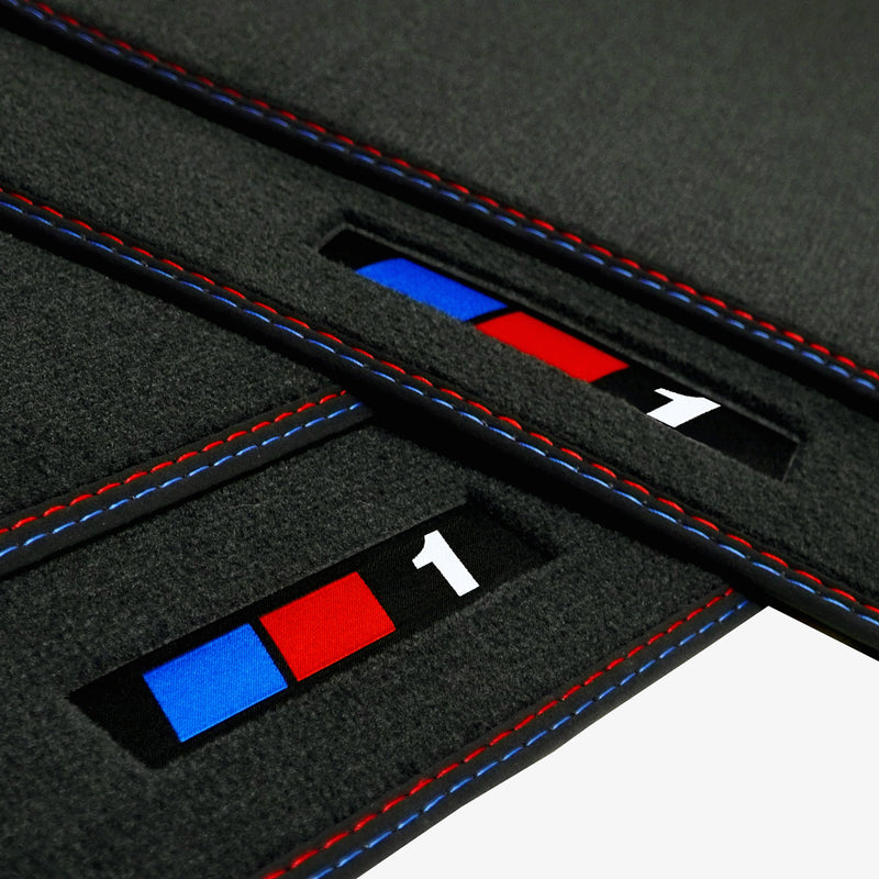 BMW 1-Series Coupe Velour Floor Mats 2008-2013 – E82 – 1 Logo